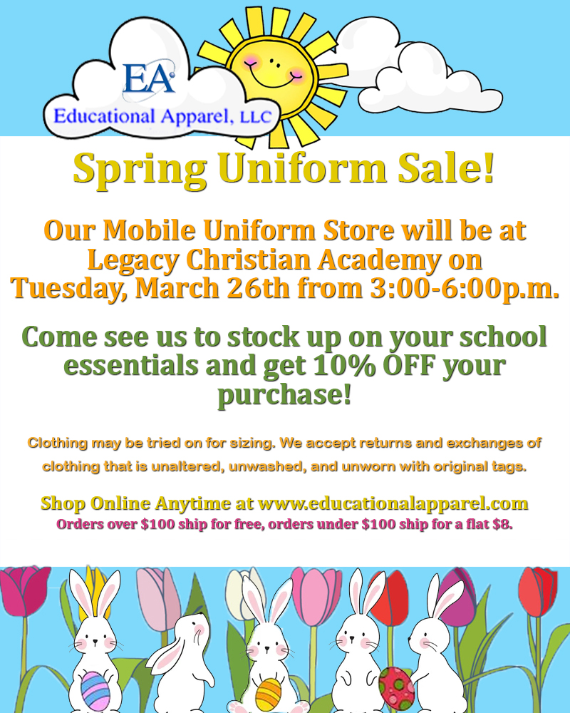 Knightly News - Legacy Christian Academy